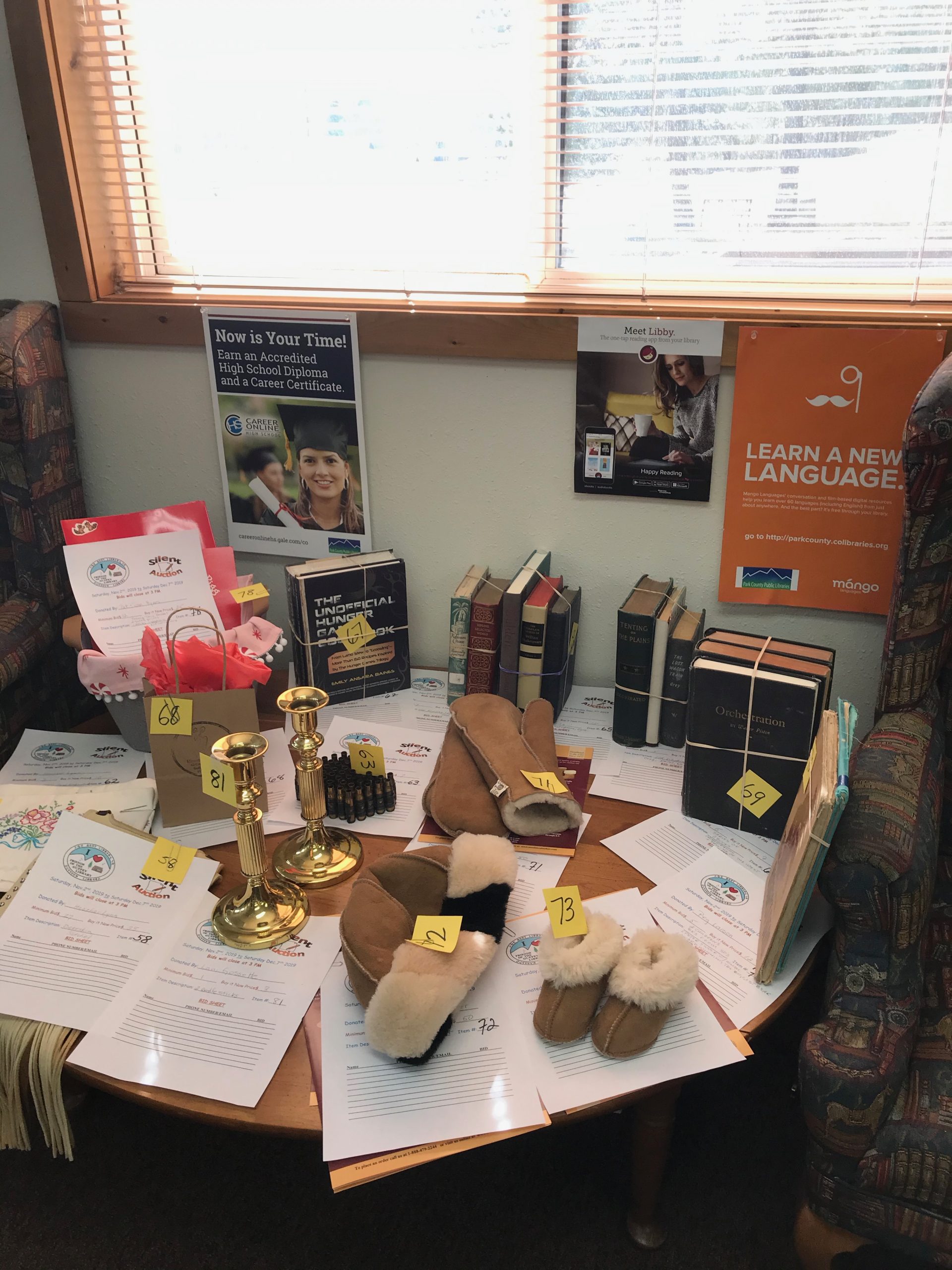 Silent Auction 2019 | Welcome To Park County Public Libraries